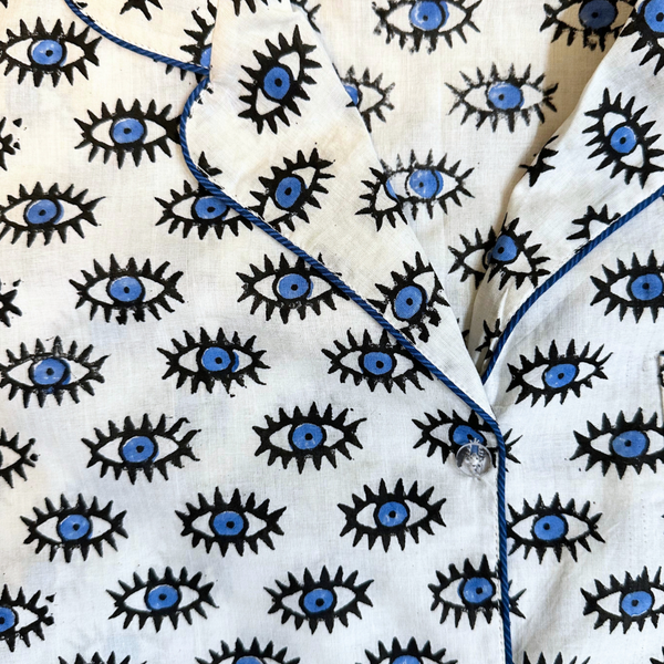 Short Pajama Sets - Evil Eye - Tiger Tales NYC